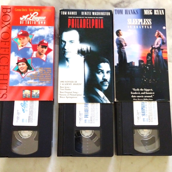 Other | 3 Vhs Tom Hanks Movies | Poshmark
